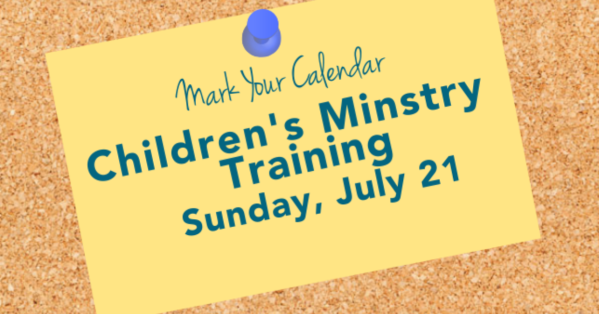 Children's Ministry Volunteer Training | Castleton Community Church